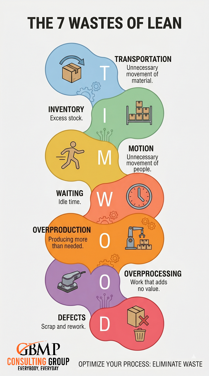 The 7 Wastes of Lean Manufacturing: How to Identify and Eliminate Them
